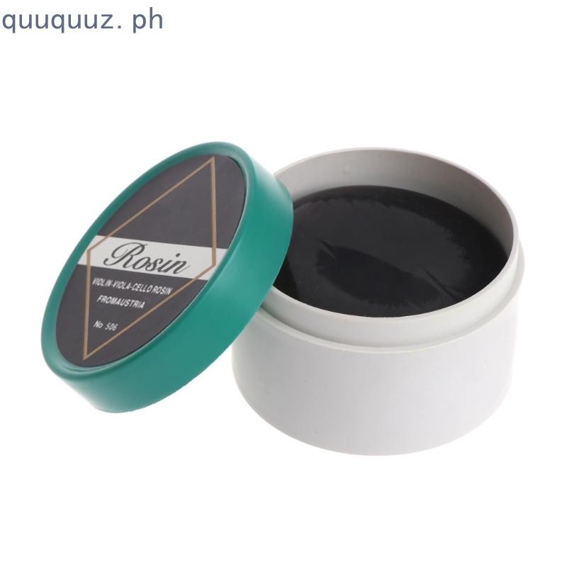 QUU Black Low Dust Rosin Resin For Violin Viola Cello with Plastic for ...
