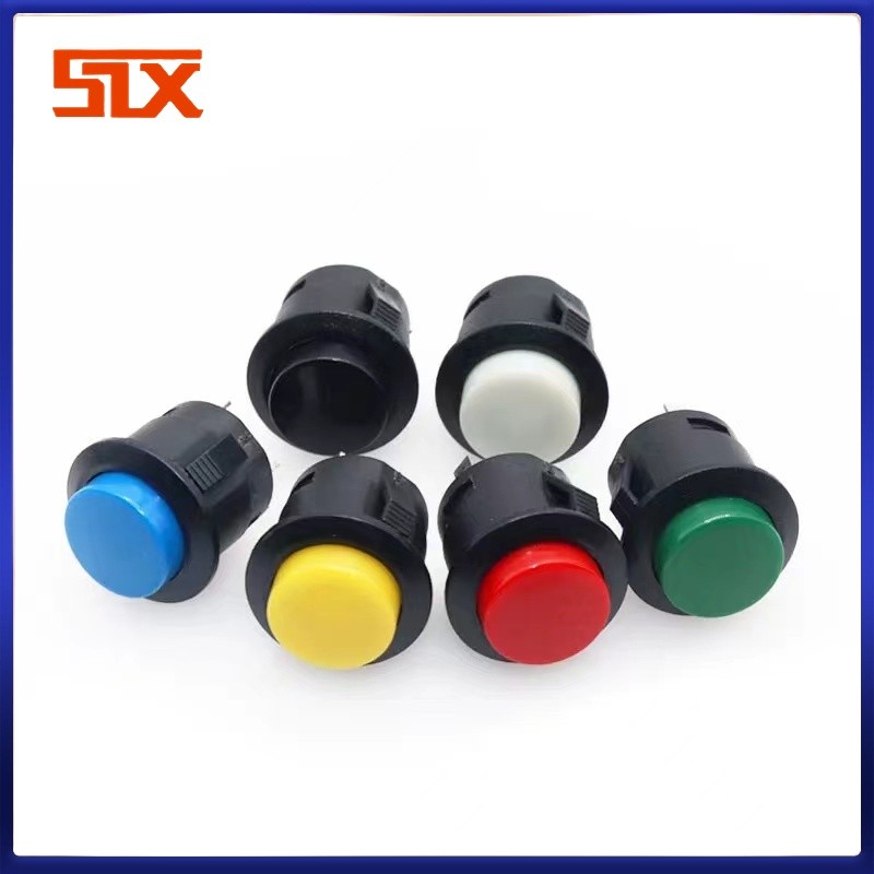 R13-507 16mm Momentary Push Button Switch Round R13-507 16mm Self-reset ...
