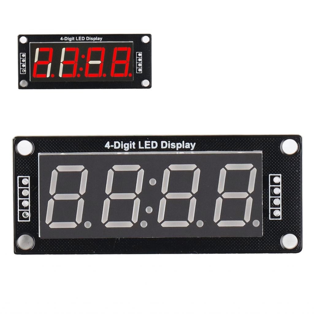 Ttiitt 0.56in LED Display Module 4 Digit 7 Segment Digital Tube W/Pin Header 5V | Shopee Philippines