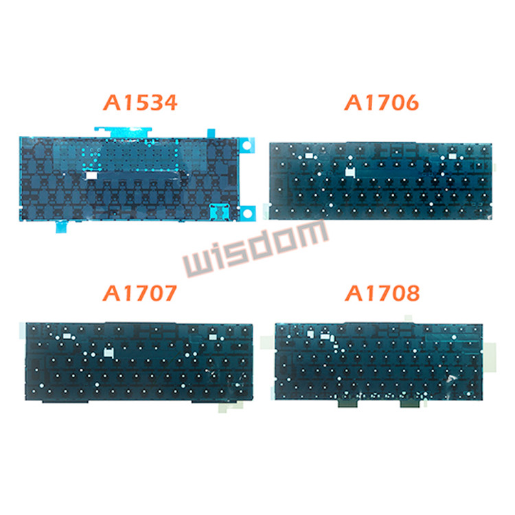 Laptop A1534 A1932 A1706 A1707 A1708 A1989 A1990 Keyboard Backlight For ...