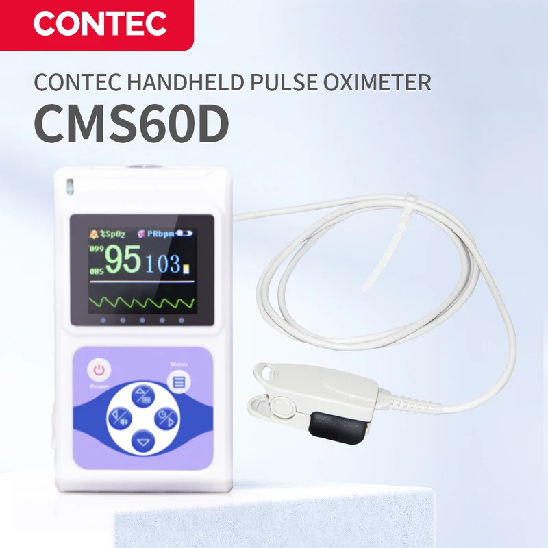 CONTEC Handheld Fingertip Pulse Oximeter Sleep Heart Rate Monitor Adult ...