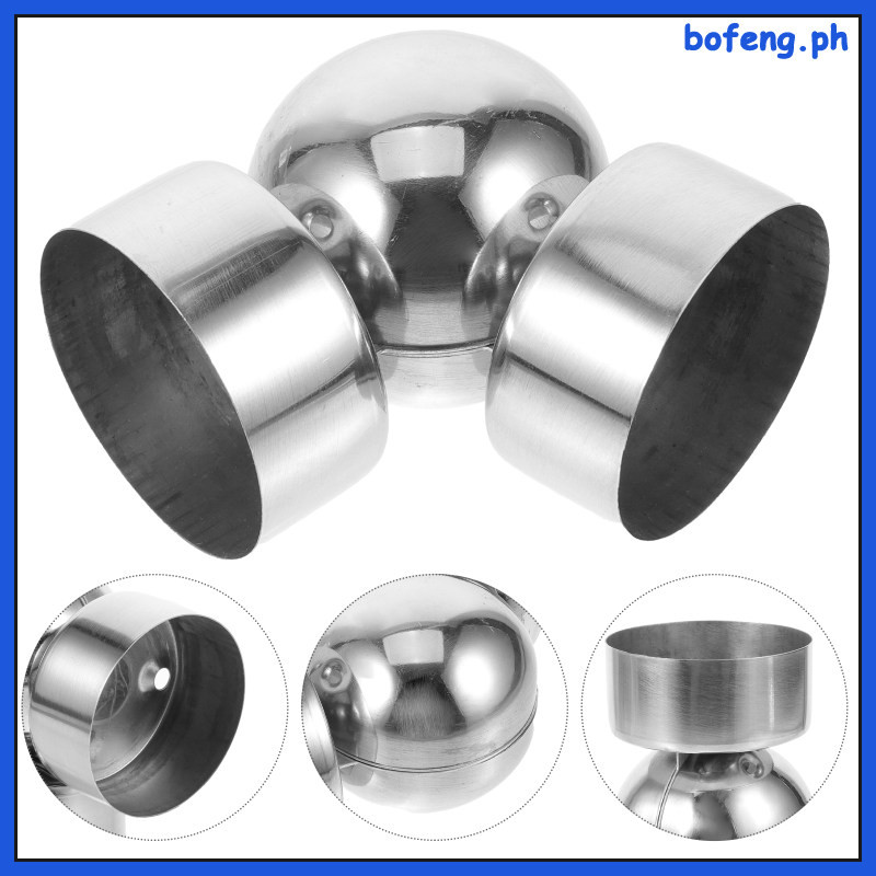 Round Pipe Joint Hand Rail Brackets Handrail Connector Accessories ...