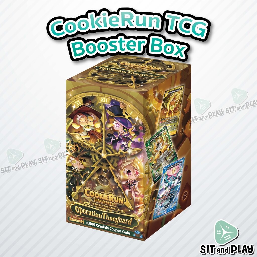 CookieRun TCG-Booster Box-Operation Timeguard Set BS5+BS6 Cookies Run ...