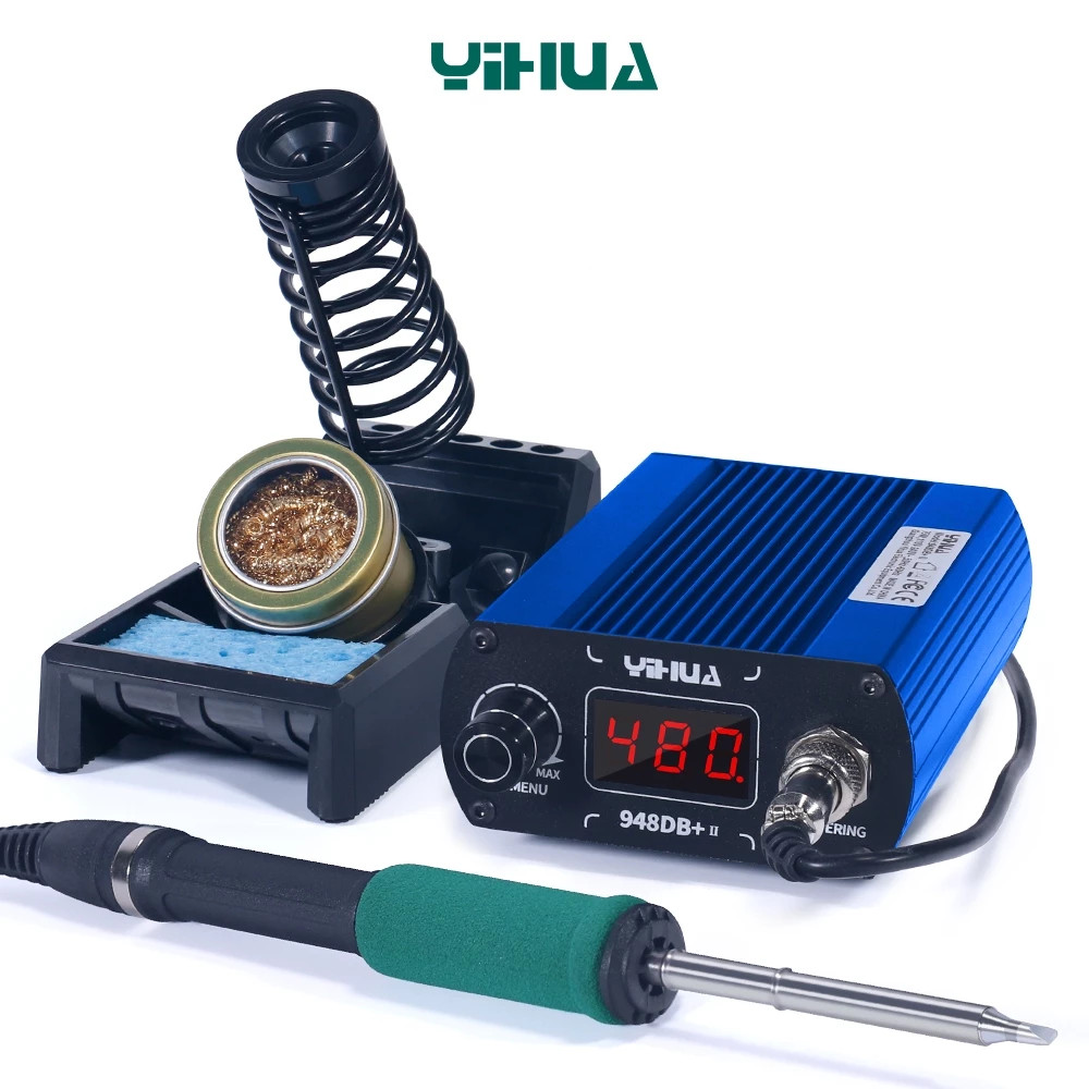 YIHUA 948DB+II T12 Soldering Station 75W Quick Heating LCD Digital ...
