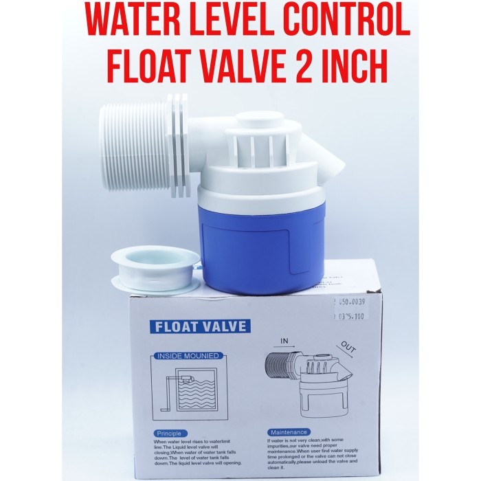 MAHA Upgraded Large 2 inch 2" 2 inch Horizontal Automatic Float Flow ...