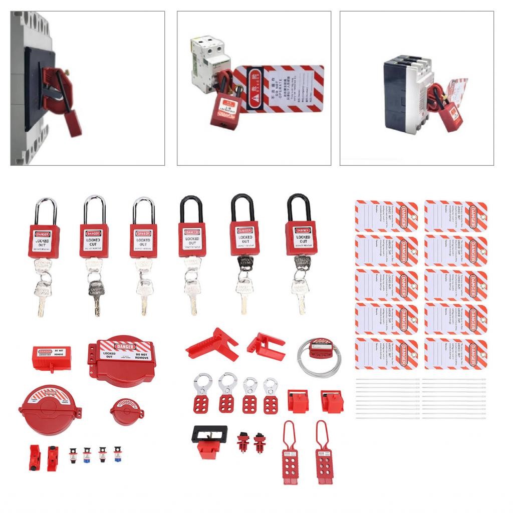 Ilike Lockout Tagout Kit Electrical Loto Safety Padlocks Clamp On ...