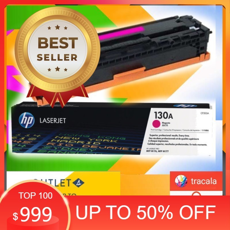 HP 130A Magenta Original LaserJet Toner Cartridge (CF353A)/Office ...