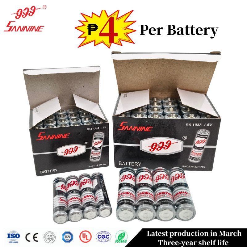 999 COD 24pcs AA AAA Carbon Battery Pack Latest Original Battery Triple ...