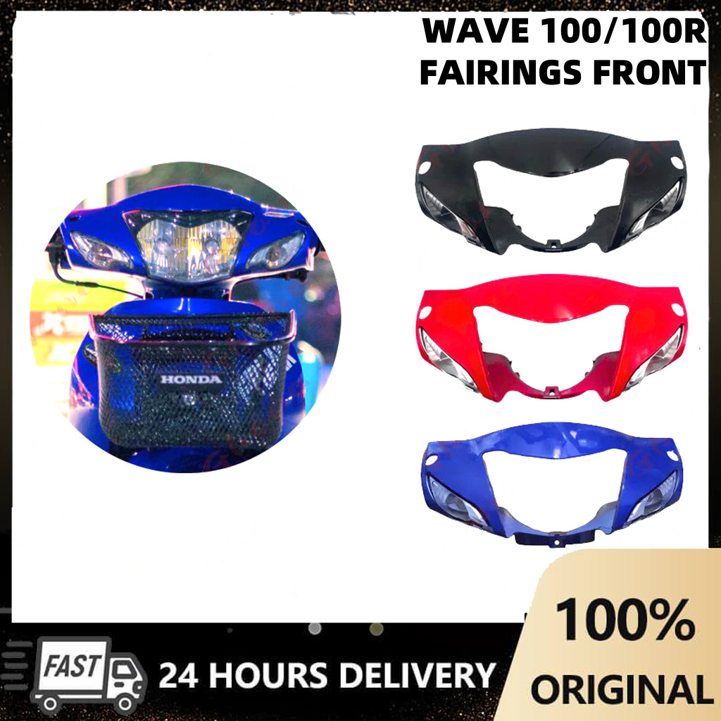 Motorcycle Fairings Front Cowling Wave 100 Drumbrake A59 | Shopee ...