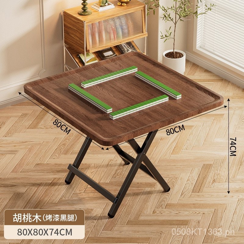 Foldable Small Coffee Table Desk Home Simple Dining Portable Mahjong ...
