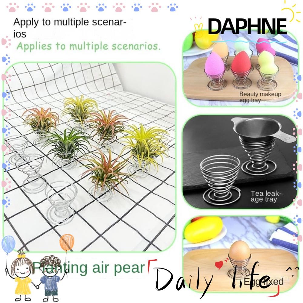 DAPHNE Base plant stand, Metal Spring Hanging Rack Tabletop Tillandsia ...