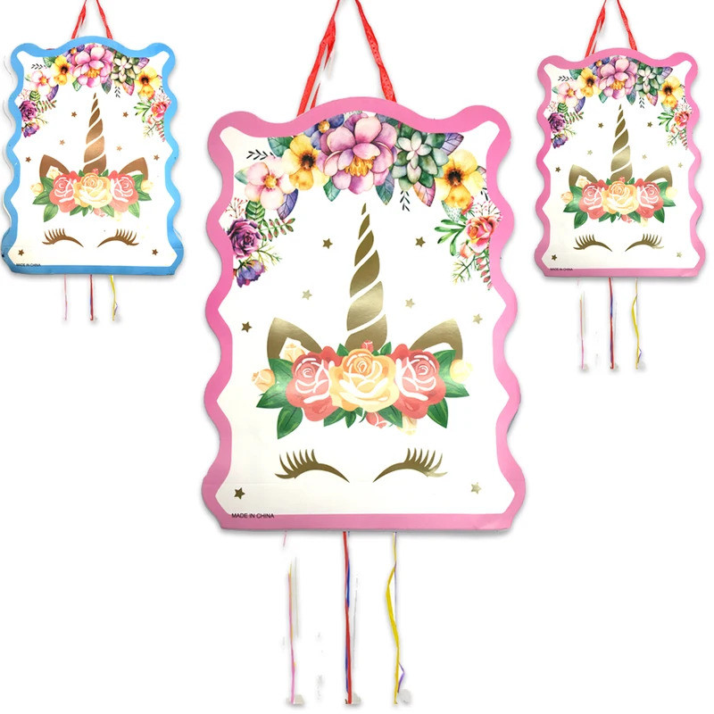 Pink Unicorn blue Unicorn Theme piñata birthday Pinatas birthday piñata ...