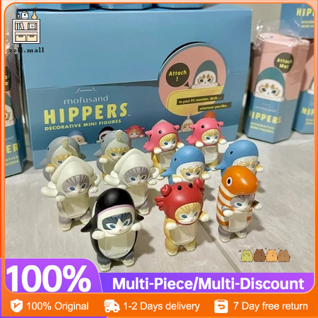 Shark Cat Fushan Cat Papa series blind box trendy play figurines ...