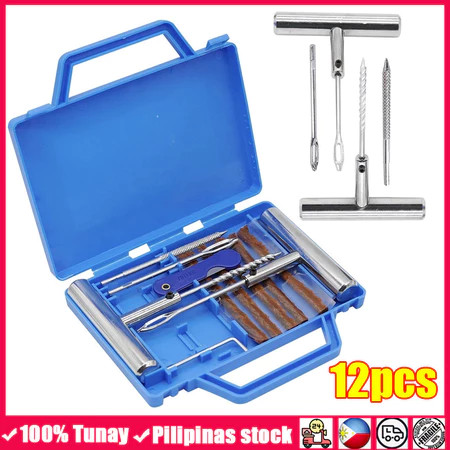 Tire Patch Rubber Emergency Motorcycle Van Car Bike PH Repair Kit Tools ...