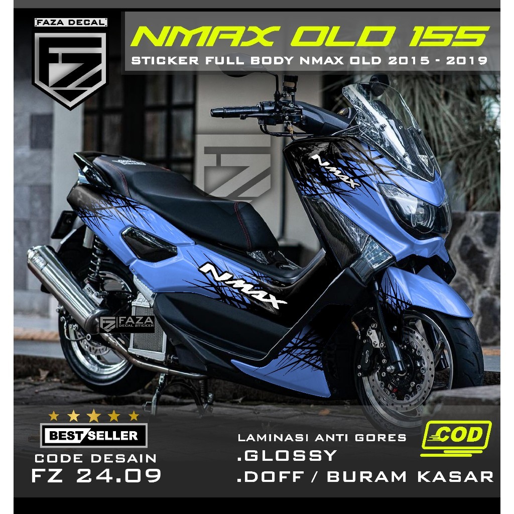 Decal STICKER NMAX 155 OLD FULL BODY SIMPLE LATEST GRAFIST - STICKER ...