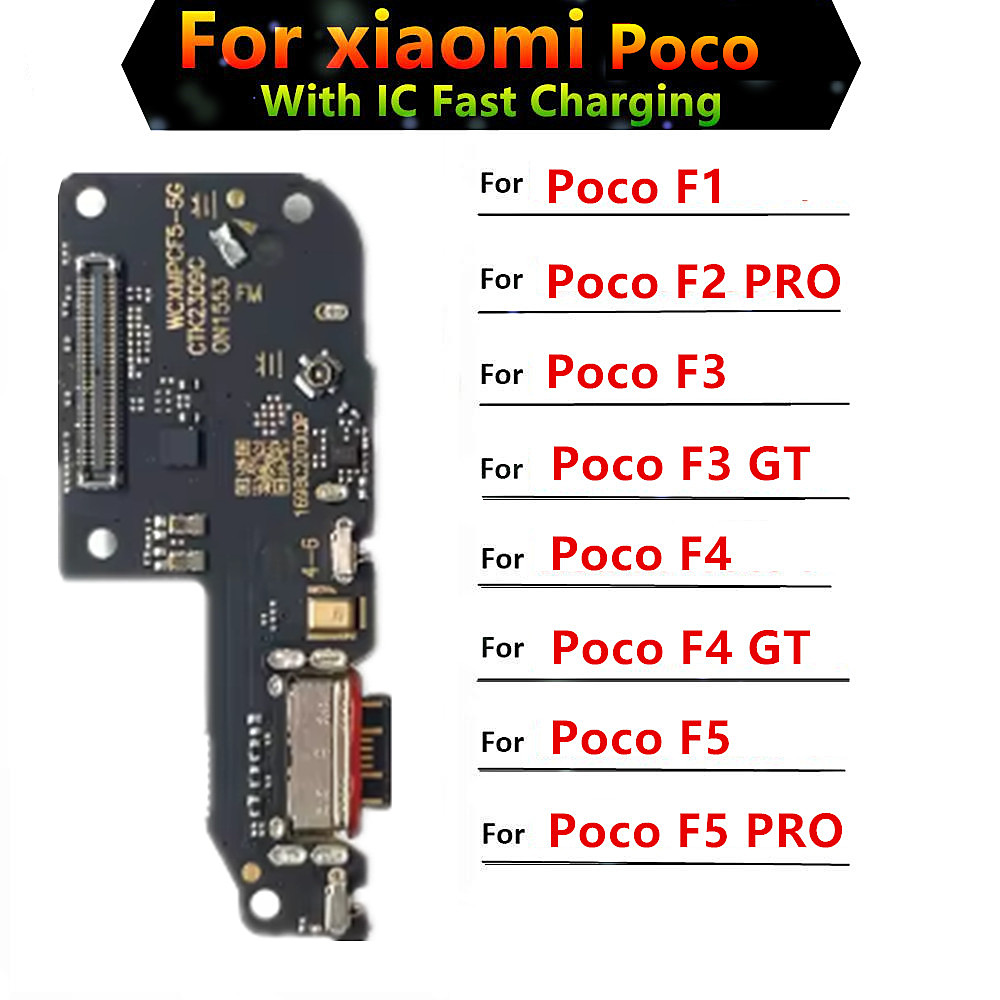 Charge Board For Xiaomi Poco F1 F2 Pro F3 GT F4 GT F5 Pro USB Charging ...