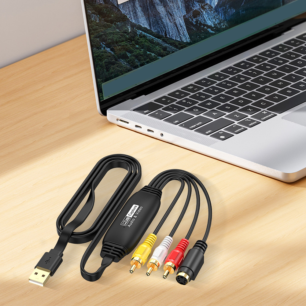 USB Video Capture Card VHS TV DVD VCR VHS To Digital Converter Video ...
