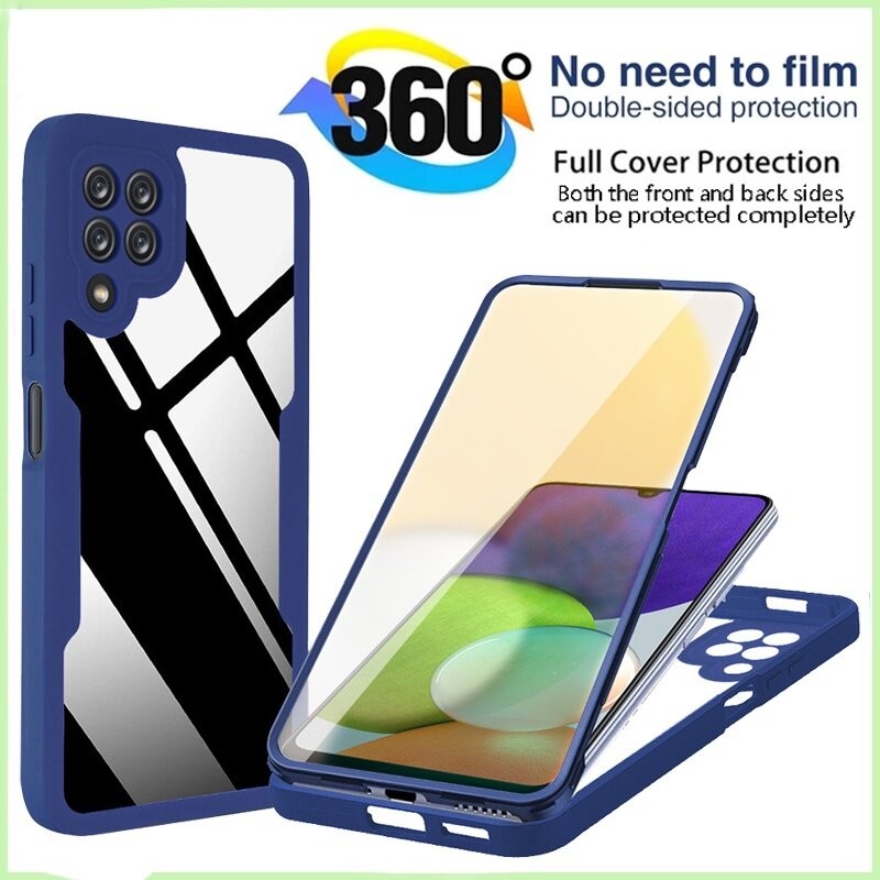 Double sided Case for Samsung A02 A02S A12 A22 A32 A42 A52 A52S A72 M22 ...