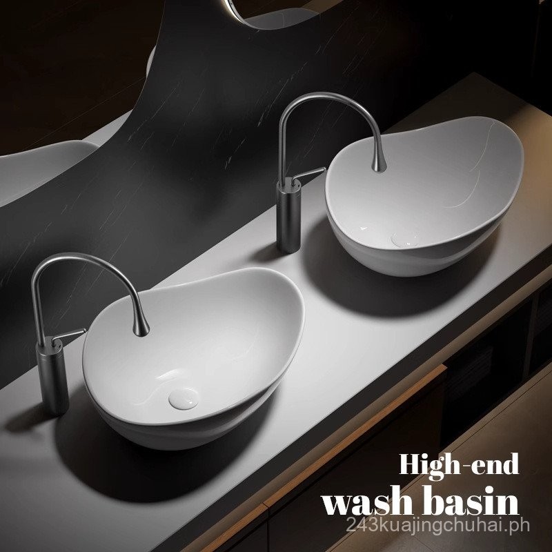 High-End Ceramic Table Basin Art Basin Hotel Wash Inter-Platform Basin ...