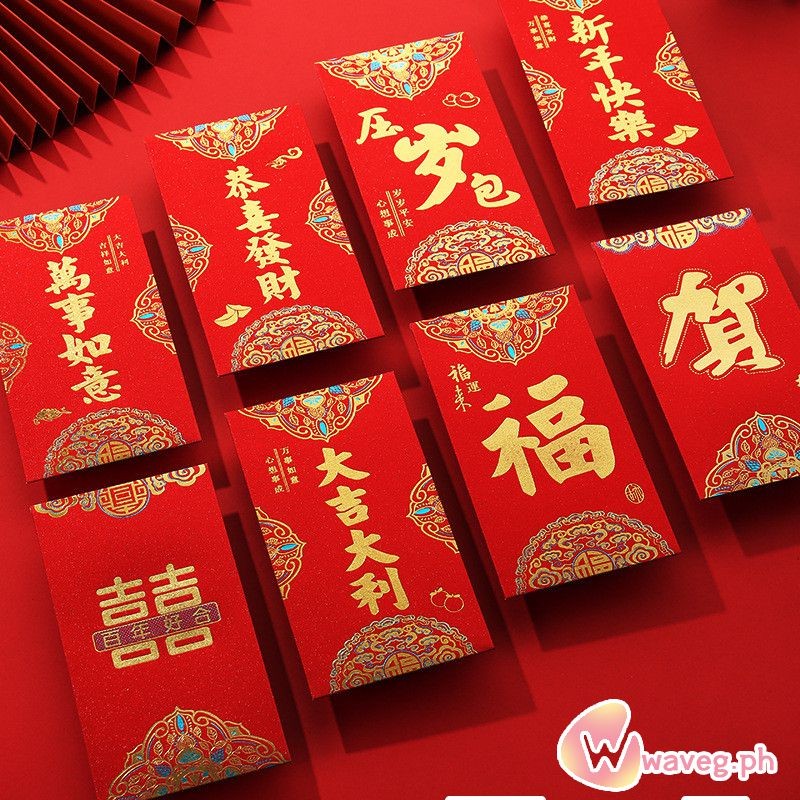 6 Pcs Red Envelopes 2025 New Year Chinese Style Red Packets Spring ...
