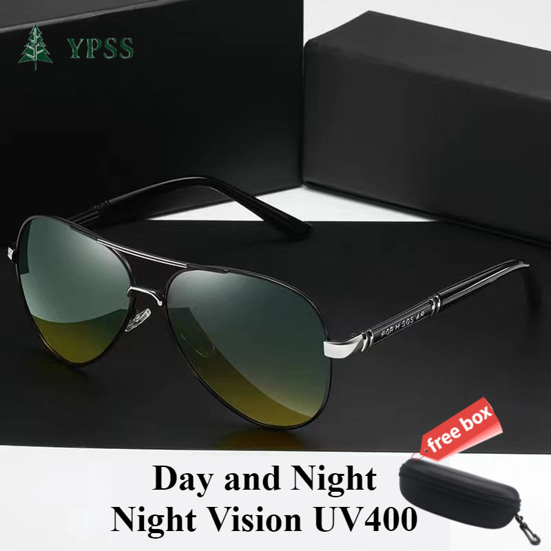 YPSS 2024 Polarized Day & Night Green Yellow Sunglasses for Men Night ...