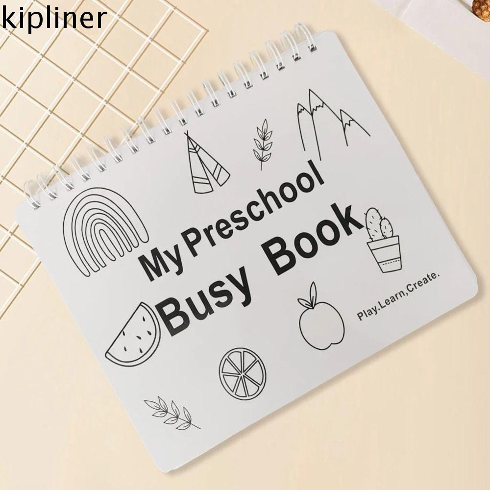 KIPLINER My Preschool Busy Book, Repeated Pasting Manual Learning ...