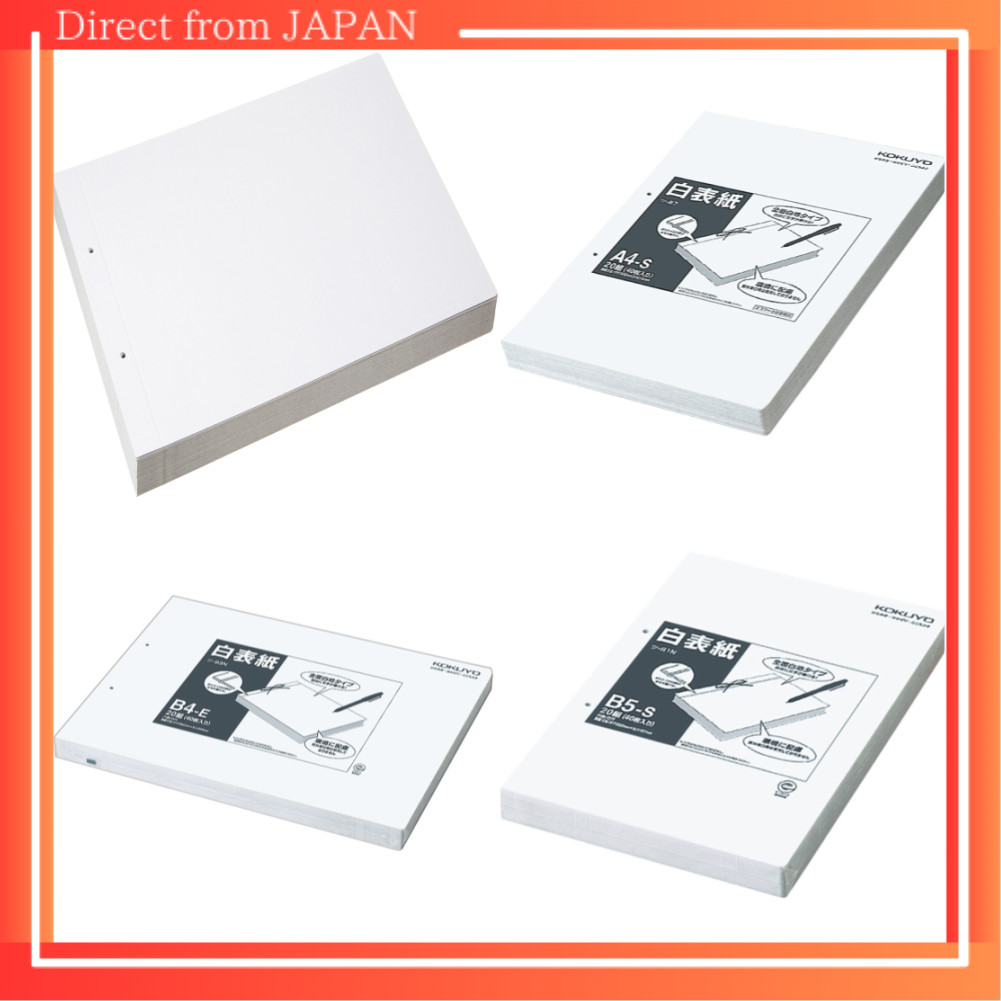 KOKUYO interleaved cover white cover A4 2 holes 20 sets 40 sheets TS-87 ...