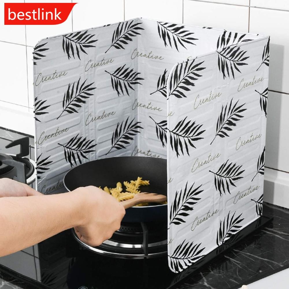 BESTLINK Aluminium Foil Kitchen Oil Anti Splatter Shield Guard Cooking ...