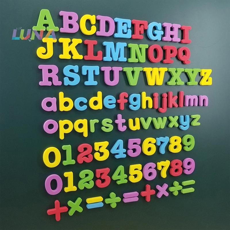 Awheat Magnetic Letters Numbers Alphabet ABC 123 Fridge Magnets Plastic ...
