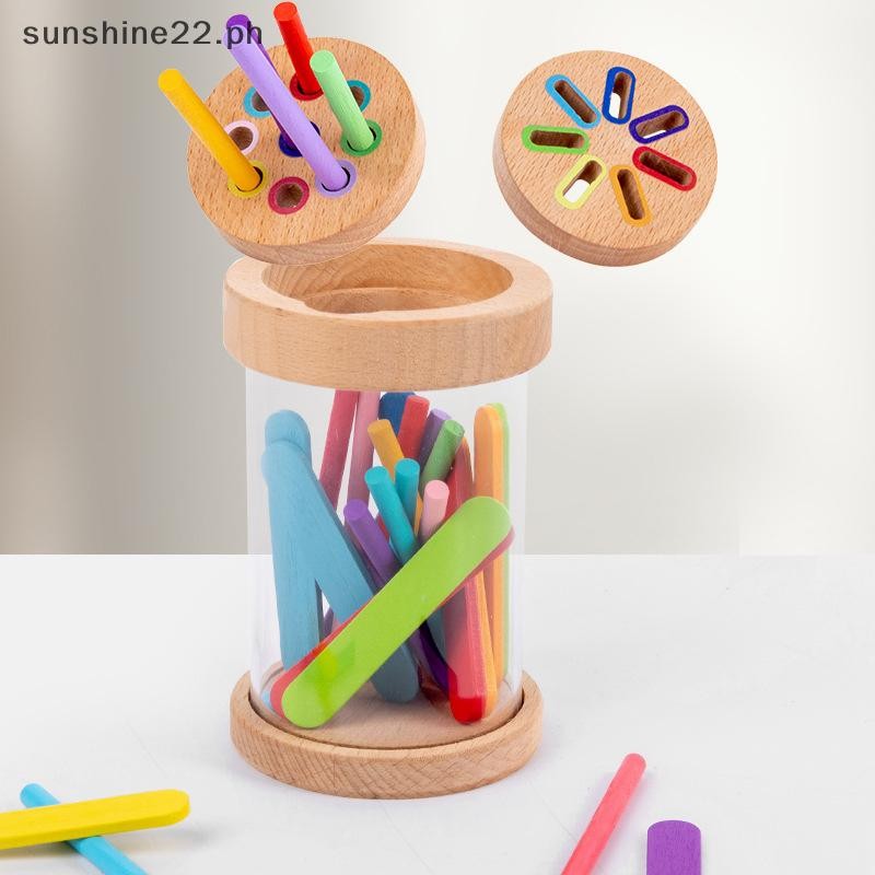 SUNSHINE22 Children's Color Classification Cup Color Shape Sorting Box ...