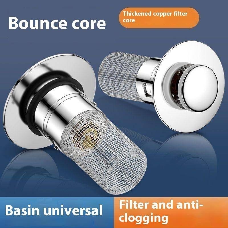 Universal washbasin leak plug washbasin bounce core drain device anti ...