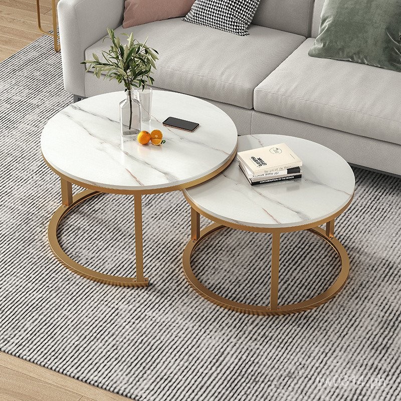 Modern Balcony Coffee Table Round Table Simple Small Apartment Table ...