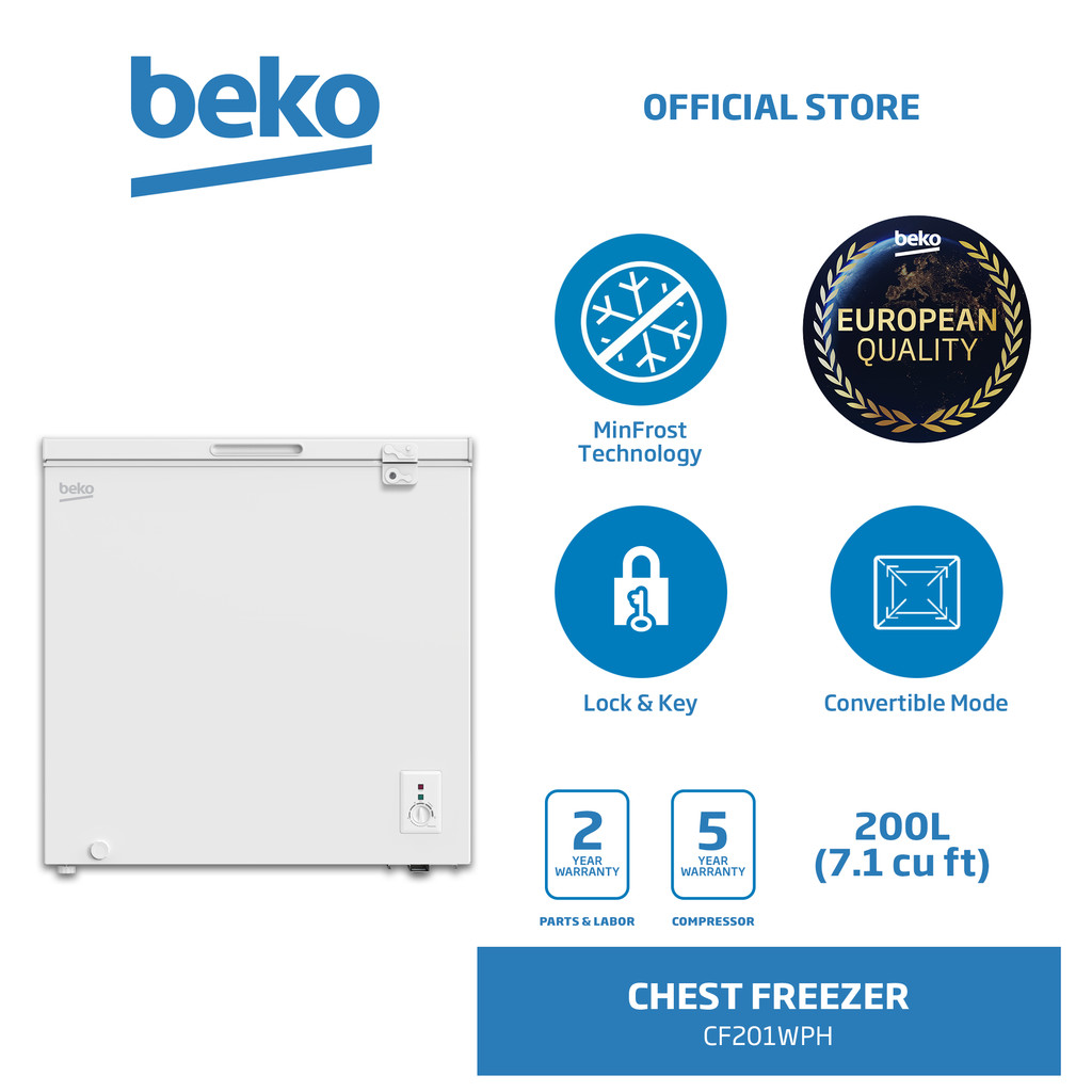 Beko 7.1 CF Chest Freezer CF201WPH Available w/ in Metro Manila and ...
