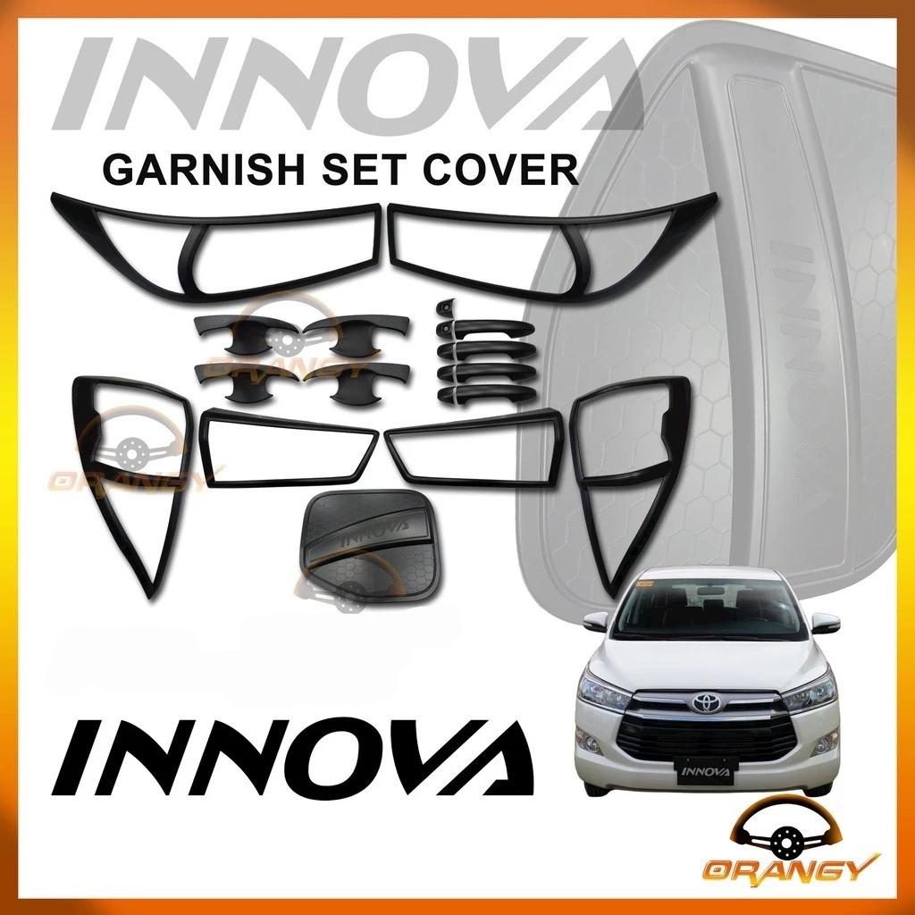Toyota Innova 2016 to 2025 Garnish Combo Set Cover ( Car Accessories ...