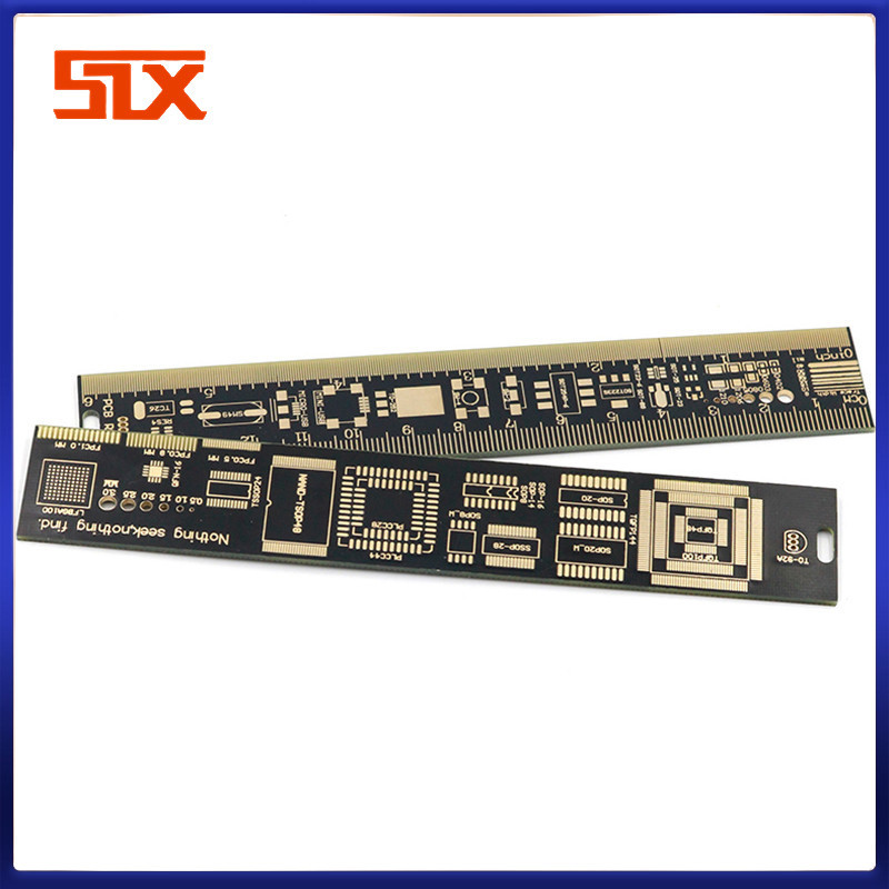 PCB Ruler PCB Ruler Circuit Board Ruler Sinking Gold Packaging Unit ...
