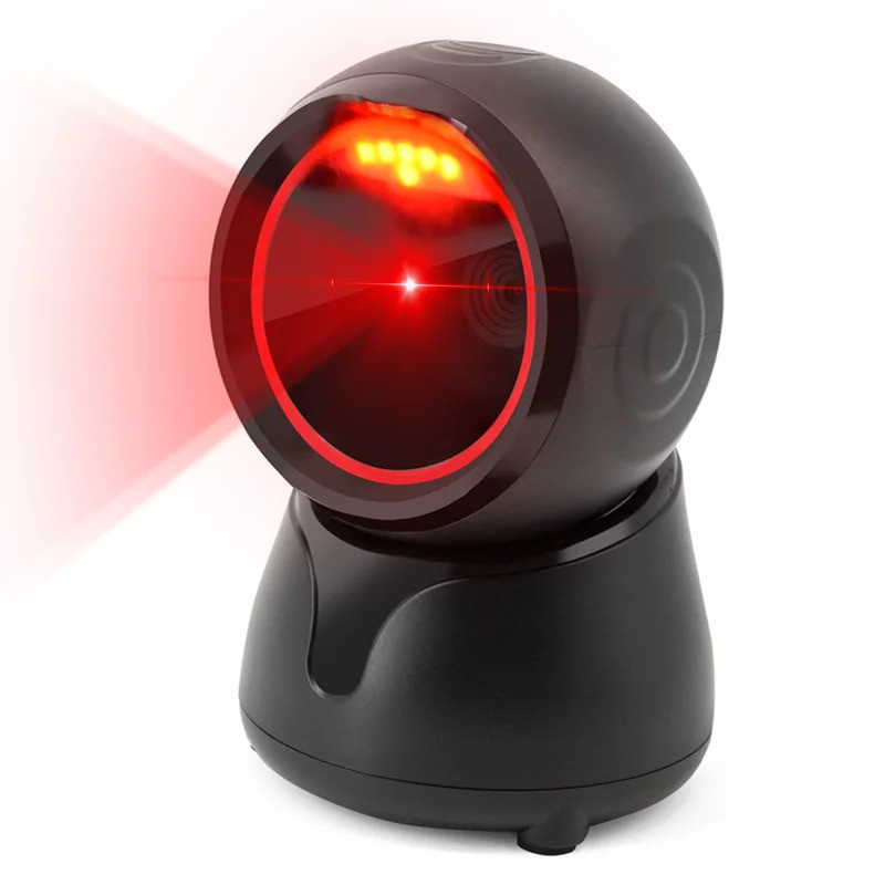 X7-800 2D Desktop Barcode Scanner, Omnidirectional Hands-Free Wired USB ...