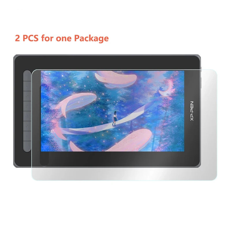 2 PCS Screen Protector ONLY for XP PEN Artist 12/13/16 2nd Drawing ...