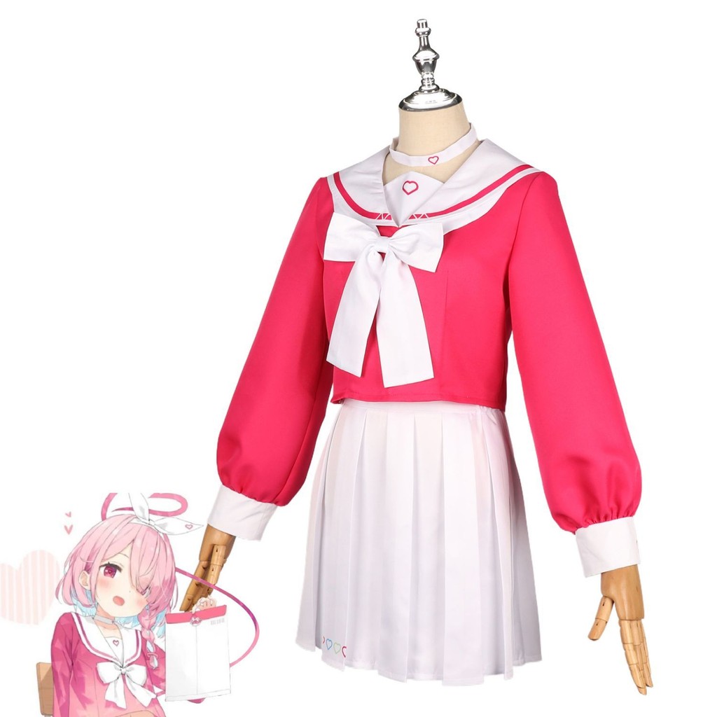 Blue Archive Cosplay Bundle - Arona Abydos Game Queen Uniform (Sailor ...