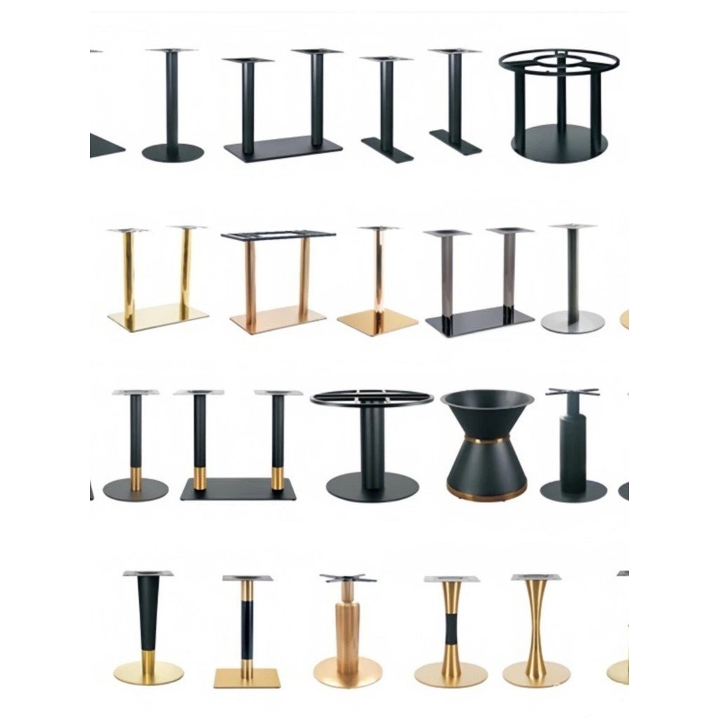 Iron Tea Table round Table Table Legs Metal Stainless Steel Bracket ...