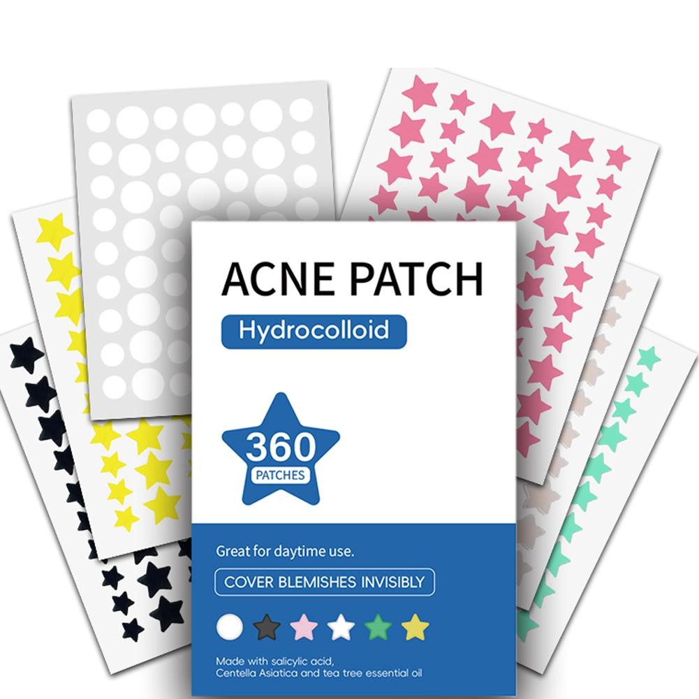 Pink 360pcs Acne Patches Effective Acne Removal Anti-inflammatory And ...