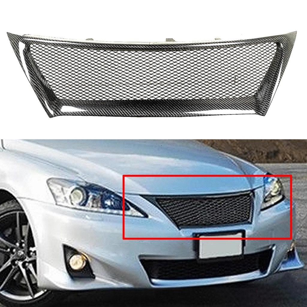 Carbon Fiber/Fiberglass Grill Front Grille For Lexus IS IS250 IS350 ...