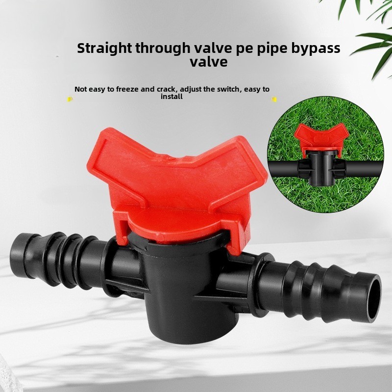 Plastic pagoda straight-through switch valve, gardening water switch ...