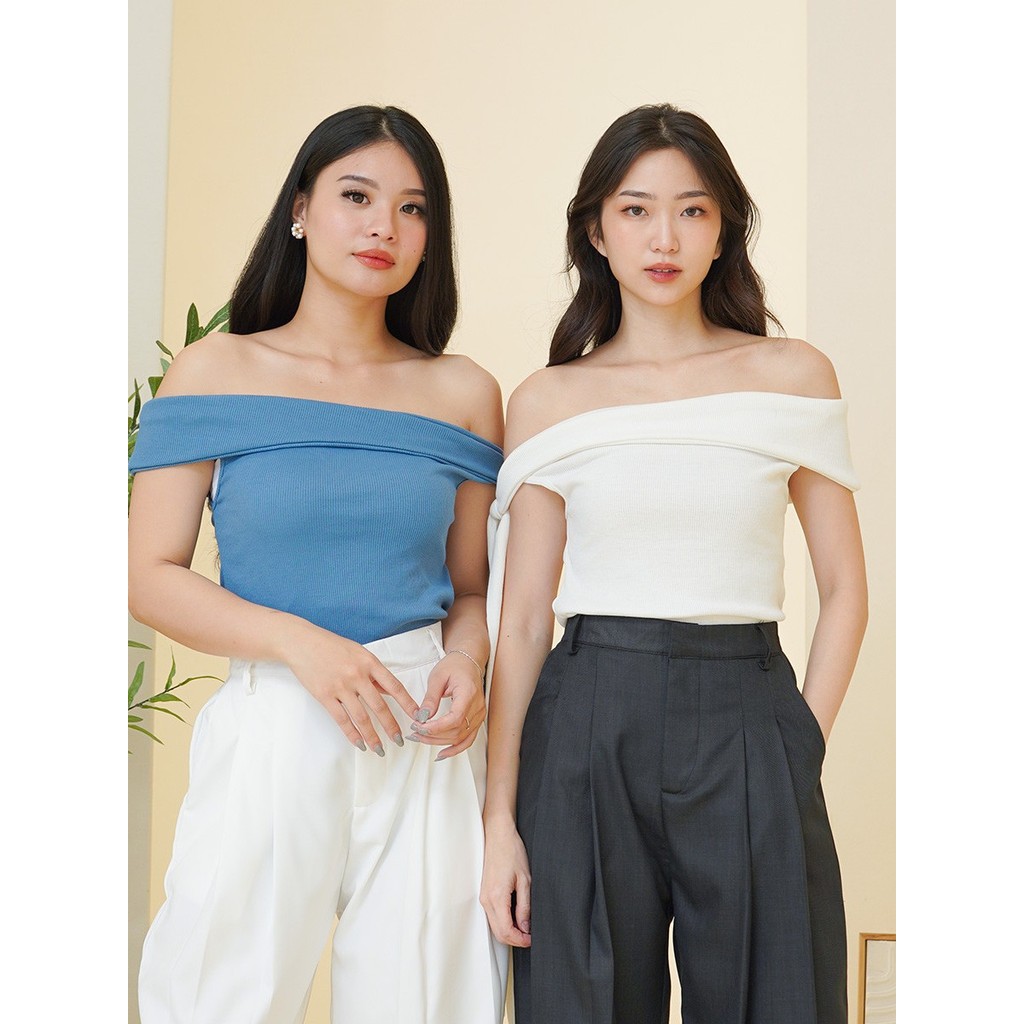 Sabrina Top Layer Ribbon Knit | Shopee Philippines