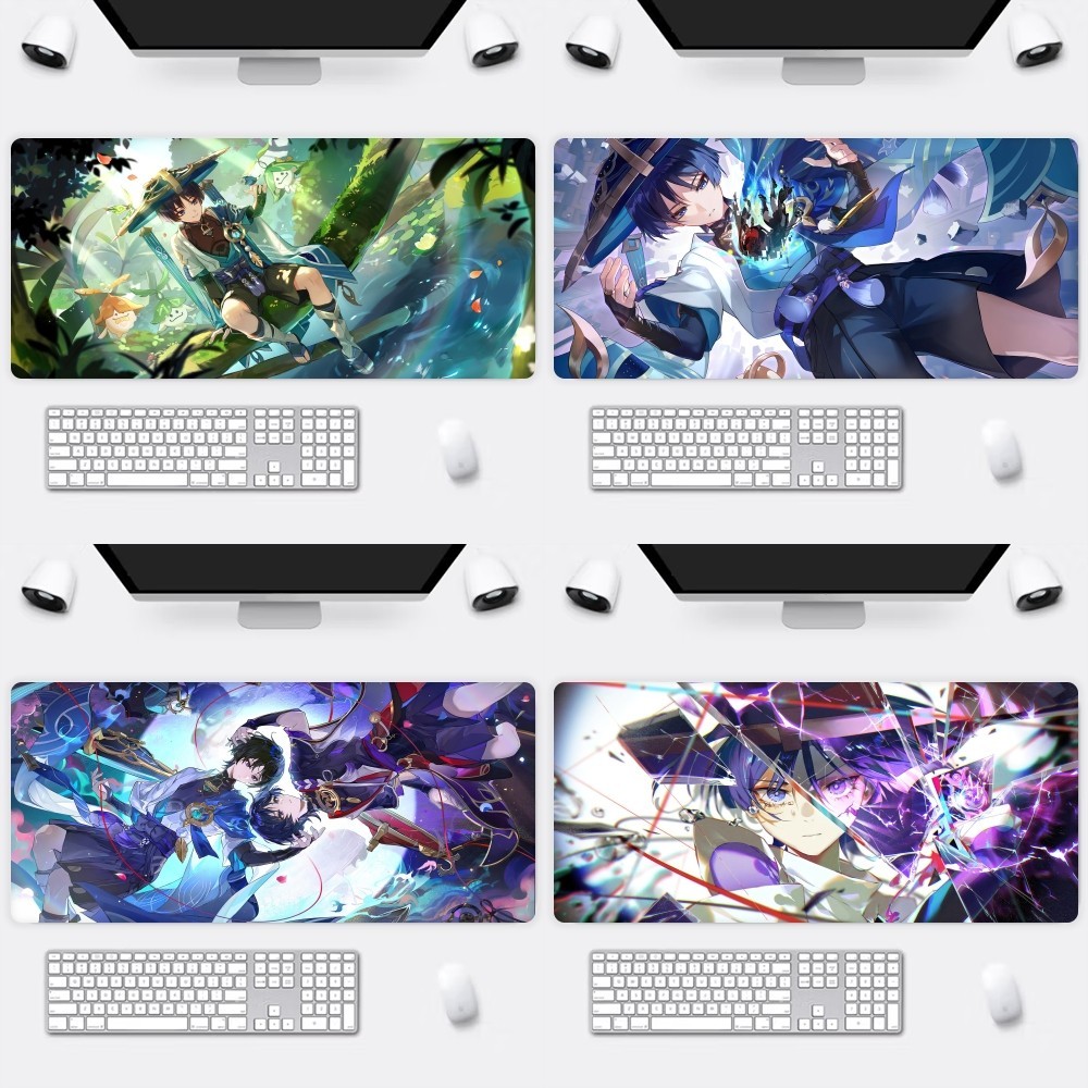 Genshin Impact Wanderer Mouse Pad Office Large Mouse PC Computer Game ...