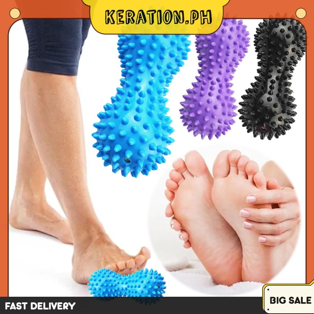 Peanut Massage Spiky Ball Spiky Massage Ball Fascial Ball For Stress 6754