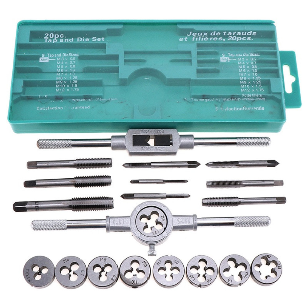 【COD】Tap and Die Set for DIY Projects - Manual Threading Tools for Home ...