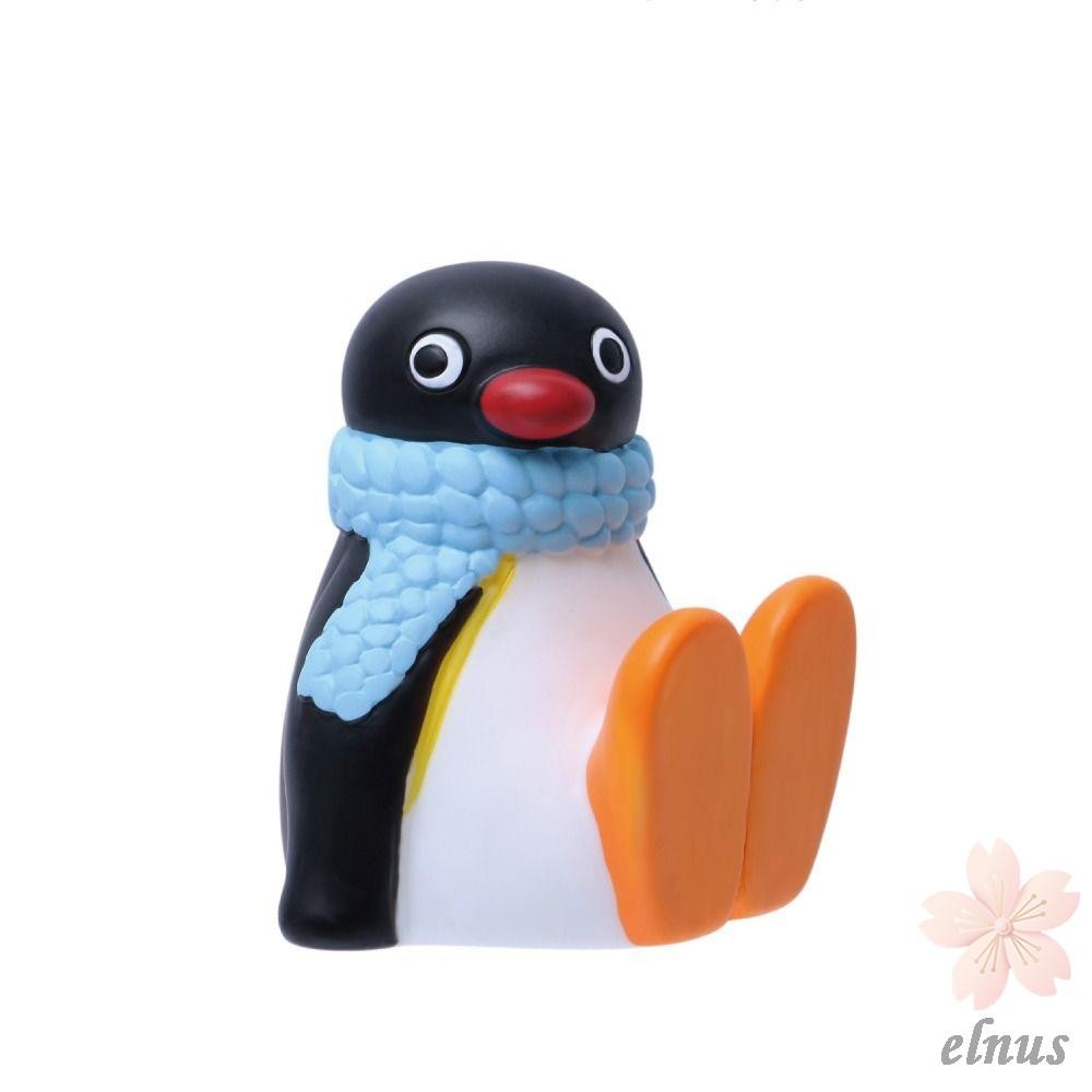 ELNUS Pingu Action Figure, Anime Periphery Model Toys Penguin Doll ...