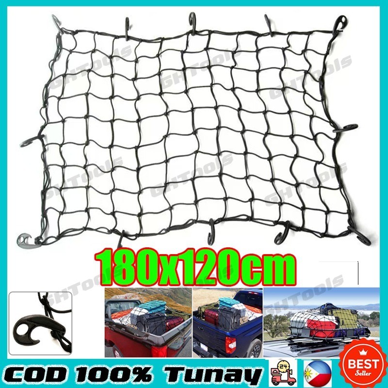 120*90CM 180x120cm Auto Accessory Pickup Trucks Net Car Roof Rack ...