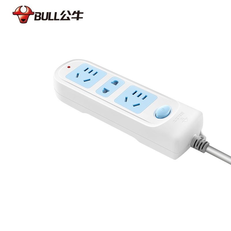 Bull Power Strip Wired Socket Power Socket607Plug Board with Switch ...