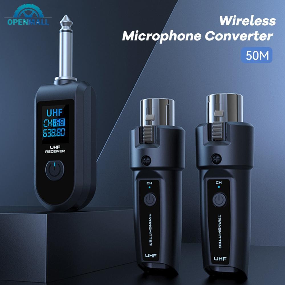OPENMALL Dynamic Microphone Wireless Microphone Converter XLR ...